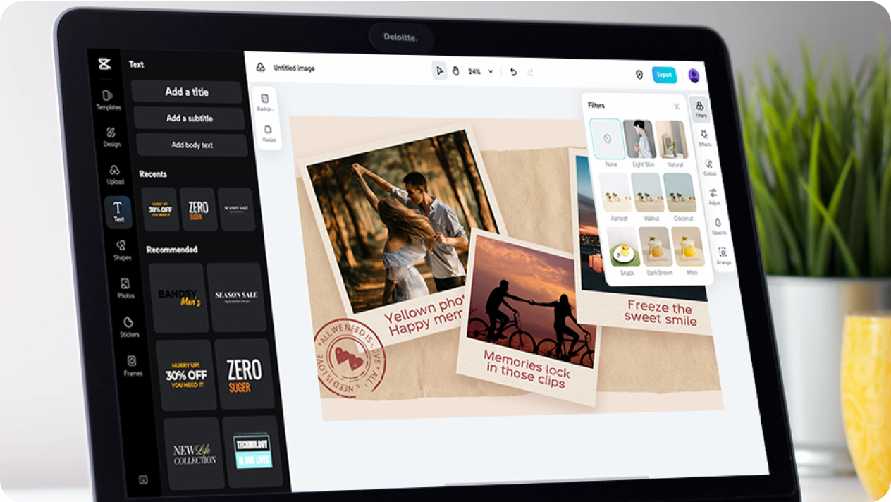 Customizable Love Photo Collage - Online Free Graphics Editor