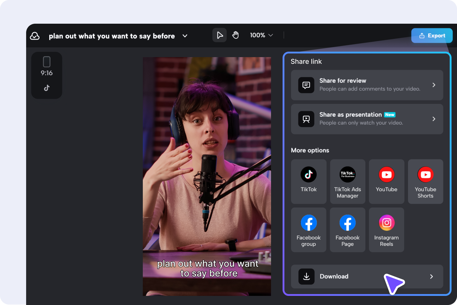 Buat Klip Viral dengan Editor Klip Video Online