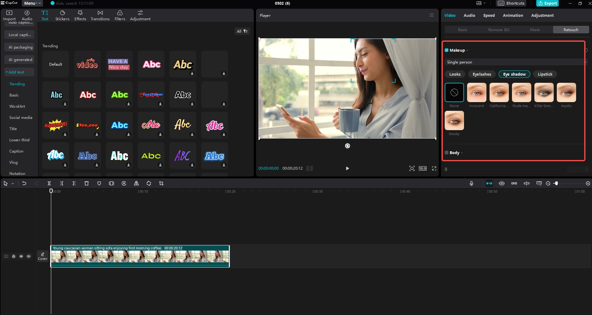 Eye Makeup Tutorial in Video Editing - Step-by-Step Guide