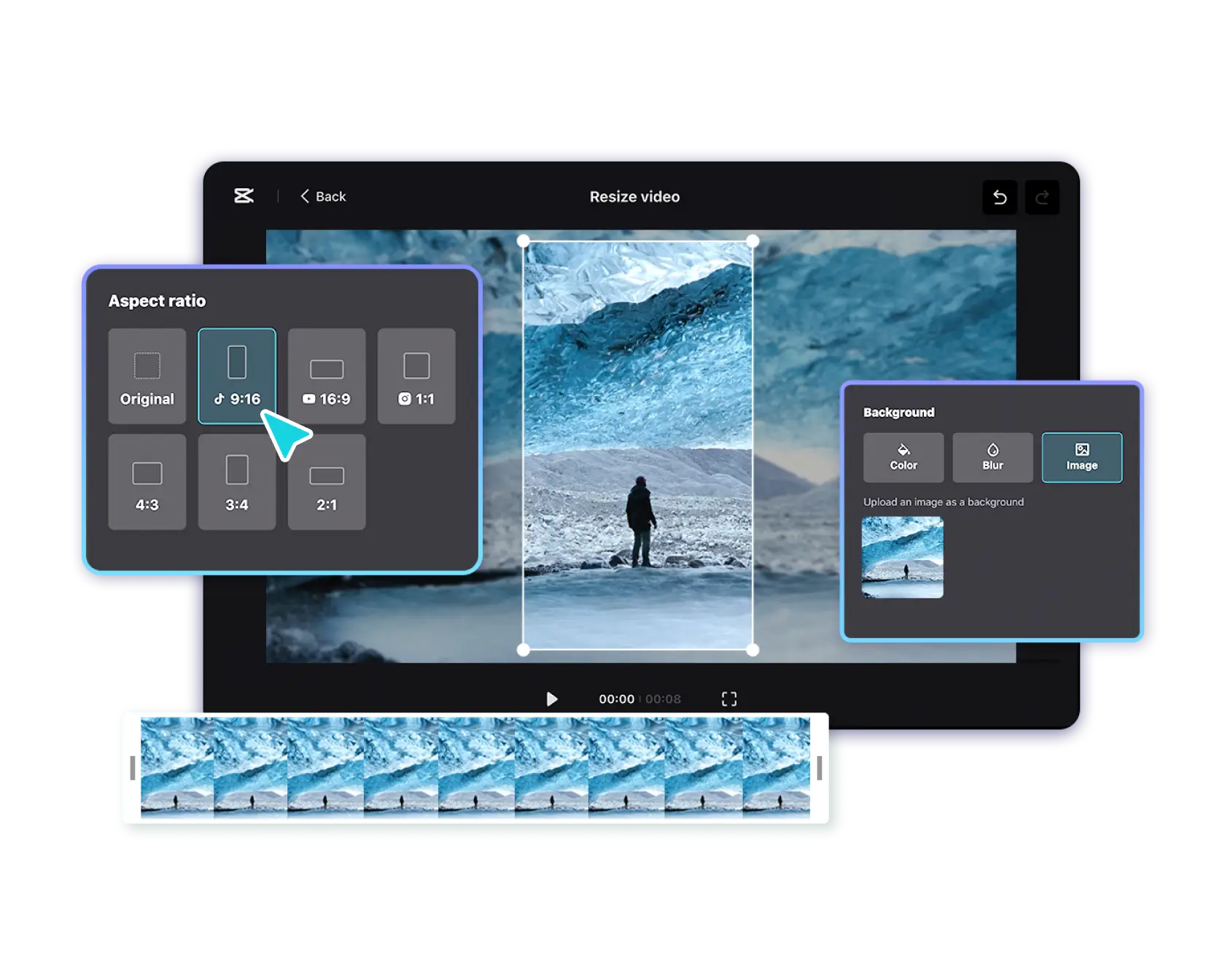 How to Resize Video Online Free | Video Resizer on CapCut