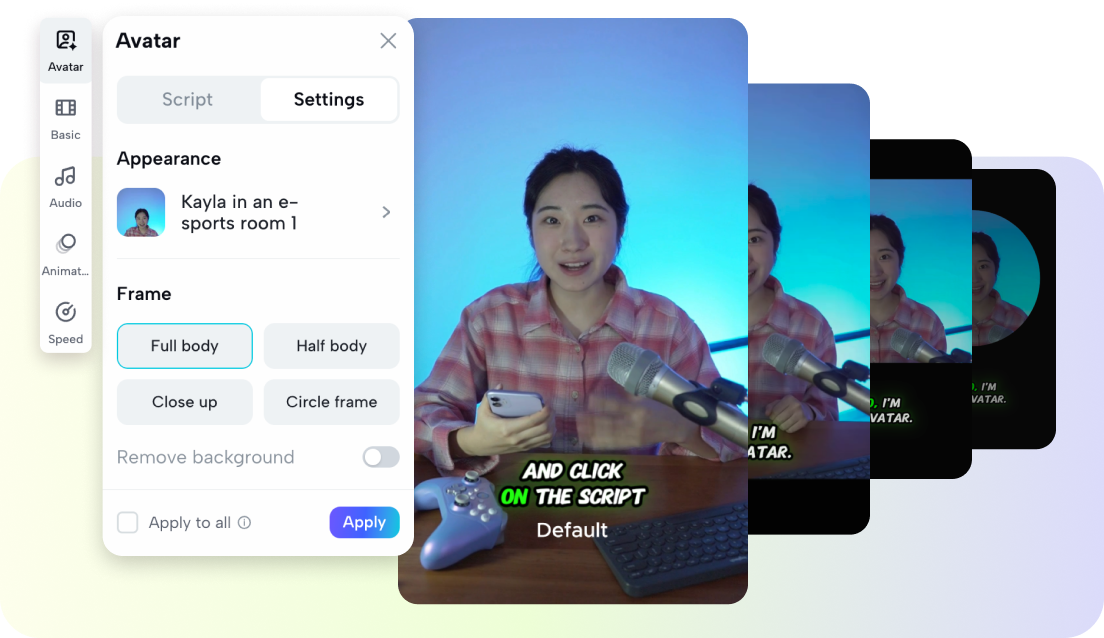 Free Online Al Avatar Video Generator & Voices - Pippit