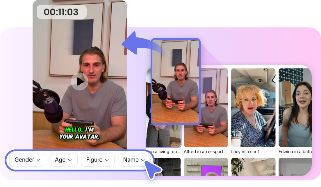 Free Online Al Avatar Video Generator & Voices - Pippit